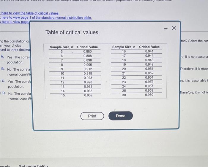 Solved Cick here lo view the table of critical values. Cick | Chegg.com