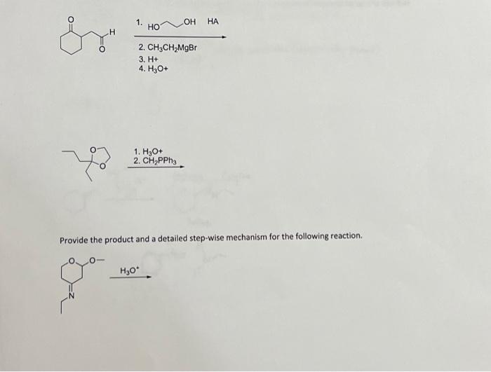 Solved Predict the product(s) of the following reactions. | Chegg.com