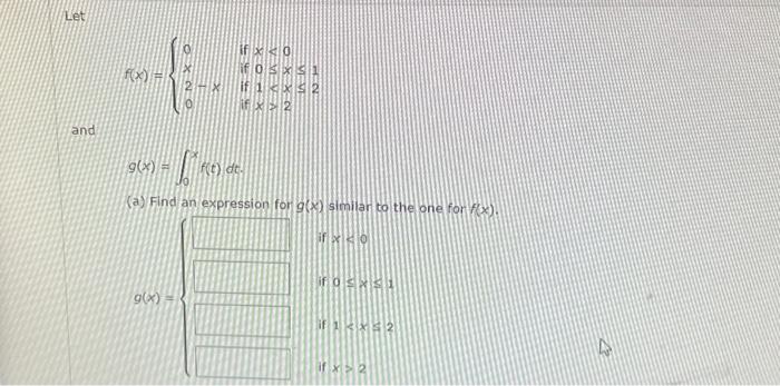 Solved f(x)=⎩⎨⎧0x2 if x