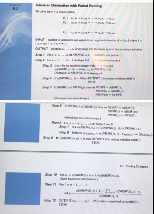 Solved 1. Find the row interchanges that are required to | Chegg.com