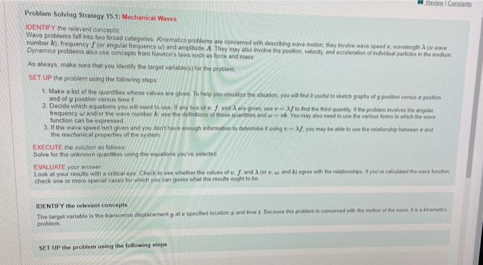 Solved Learning Goal: To practice Problem-Solving Strategy | Chegg.com