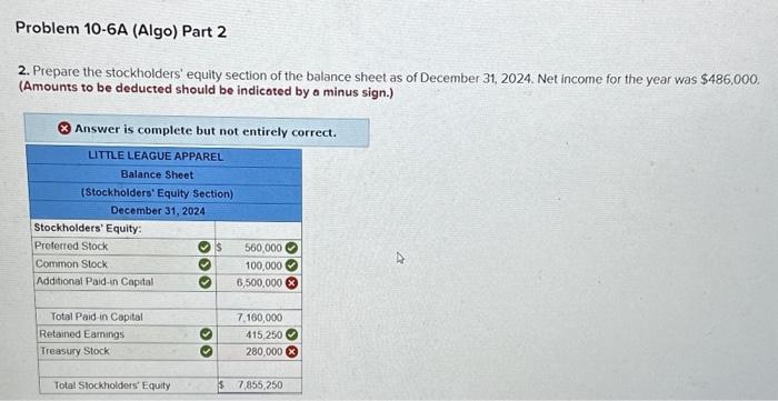 Solved Required information Problem 10-6A (Algo) Record | Chegg.com