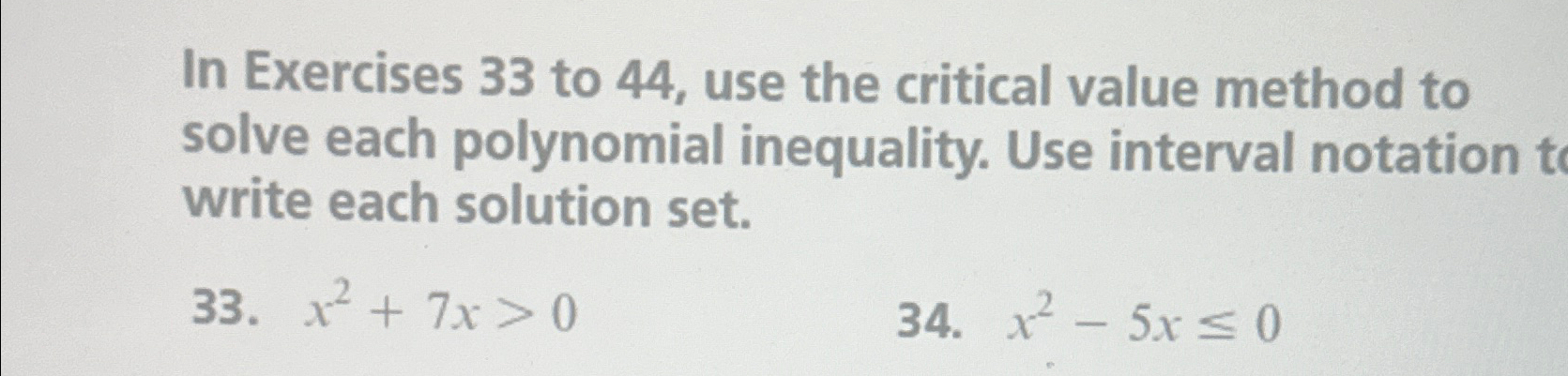Solved In Exercises 33 ﻿to 44, ﻿use the critical value | Chegg.com