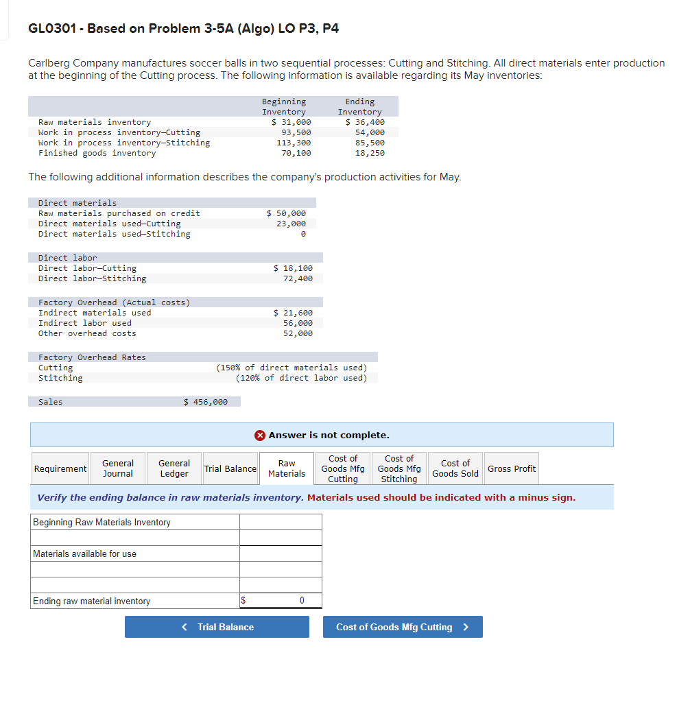 Solved GL0301 - ﻿Based on Problem 3-5A (Algo) ﻿LO P3, | Chegg.com