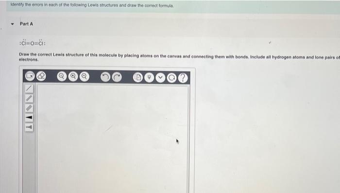 Solved Identify the errors in each of the following Lewis | Chegg.com