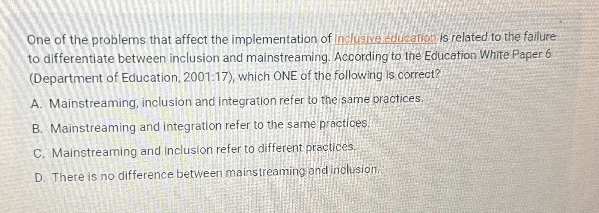 One of the problems that affect the implementation of | Chegg.com