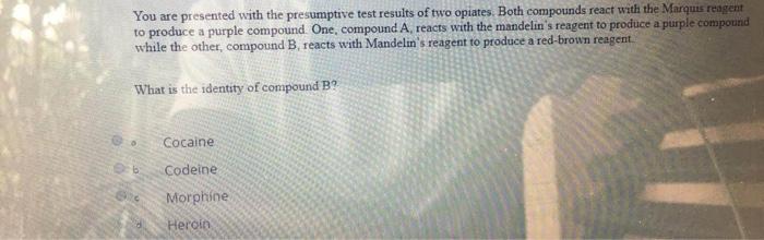 Solved Identify the blood stain pattern in Fig. 2: Fig. 2 a | Chegg.com