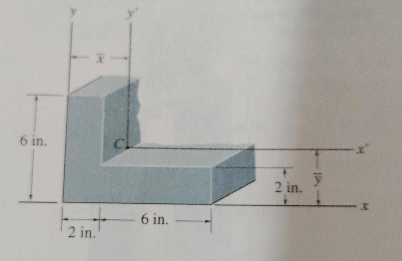 Solved 10-30. Locate the centroid yˉ of the cross-sectional | Chegg.com