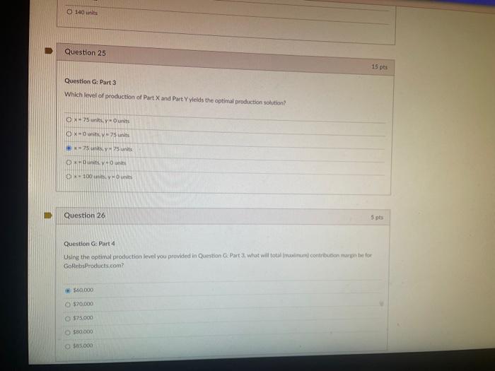 Solved pes Question G: Utilization of Constrained Resource - | Chegg.com