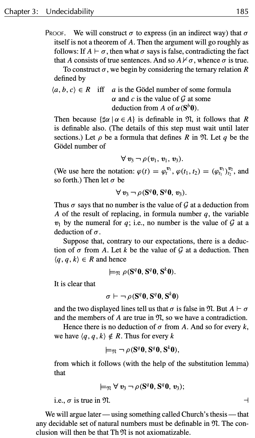 Solved The book is "A Mathematical Introduction to Logic" by | Chegg.com