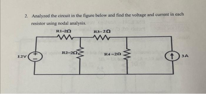 Solved Analyze the circuit in Fig. 1 using mesh and | Chegg.com