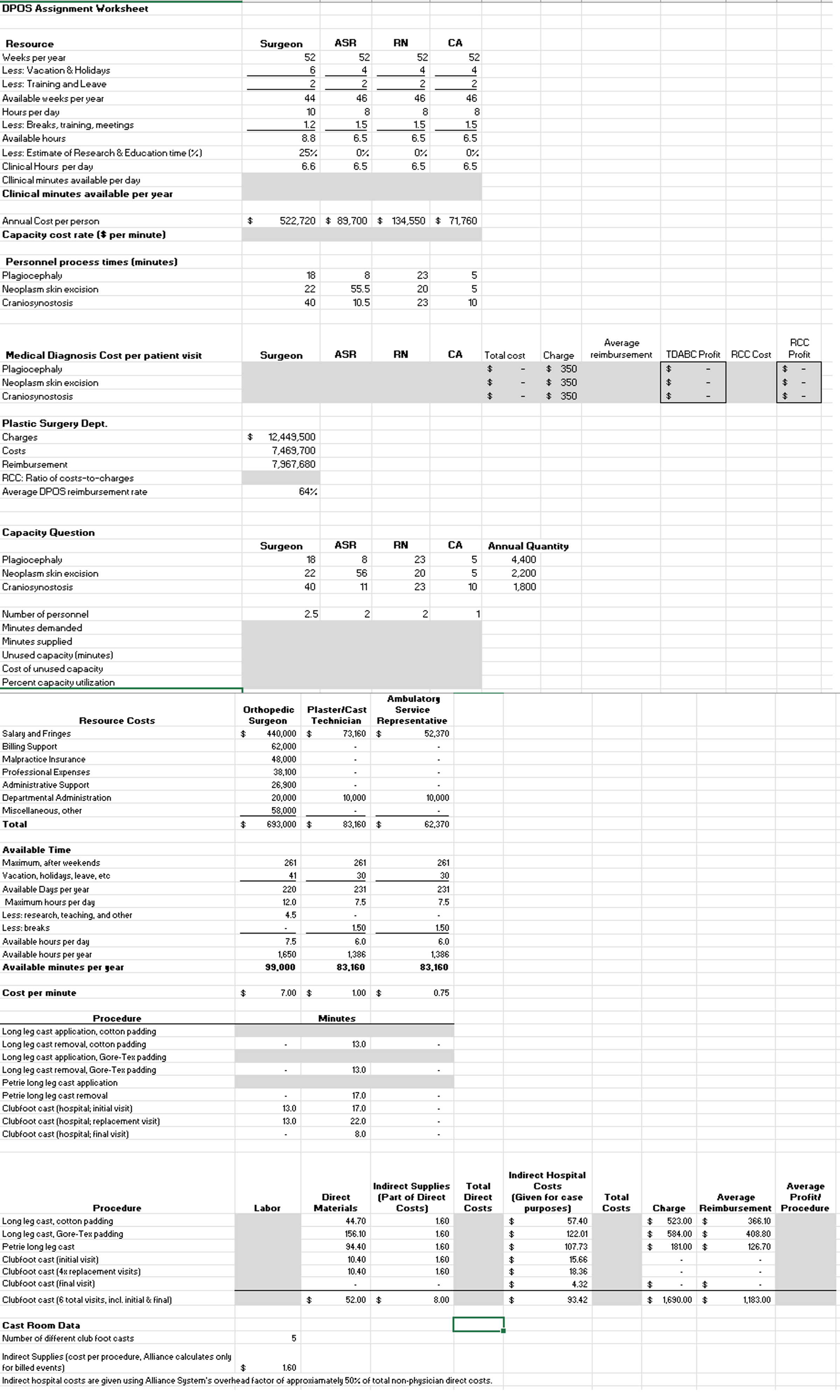 Solved 1. ﻿Use the accompanying Excel worksheet to calculate | Chegg.com