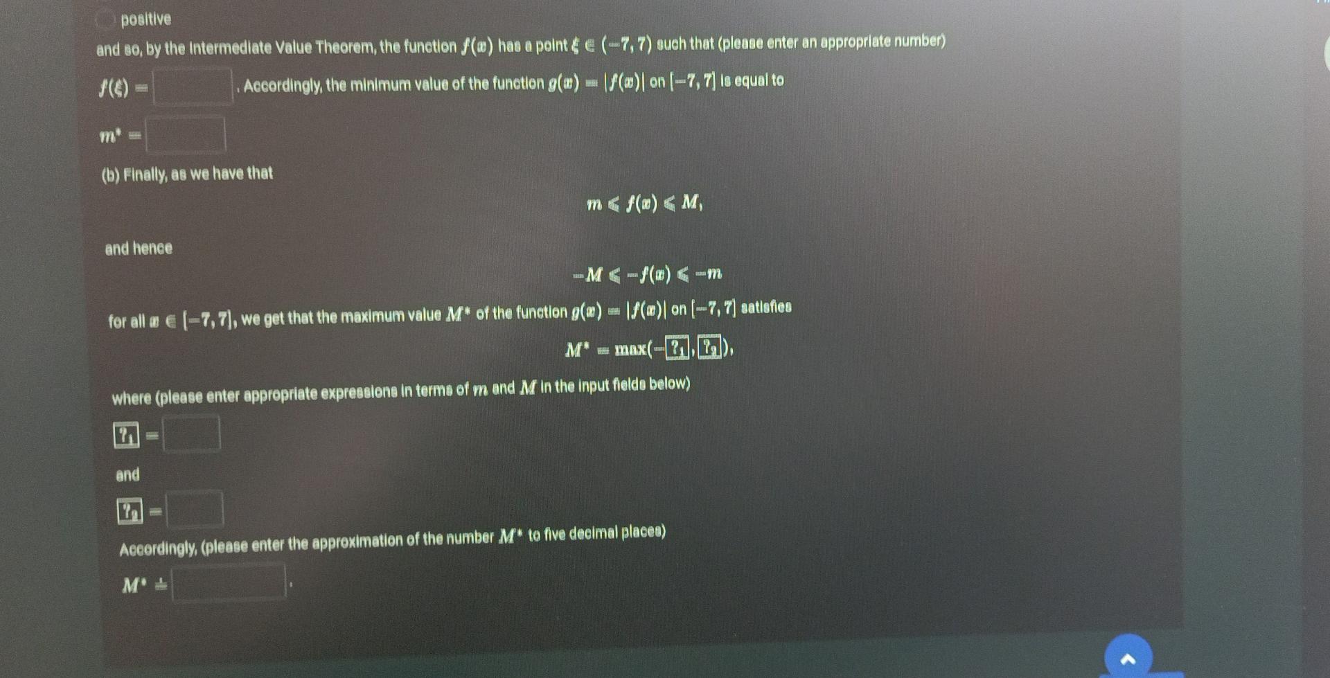 Solved (Min-Max Values of Differentiable Functions). | Chegg.com