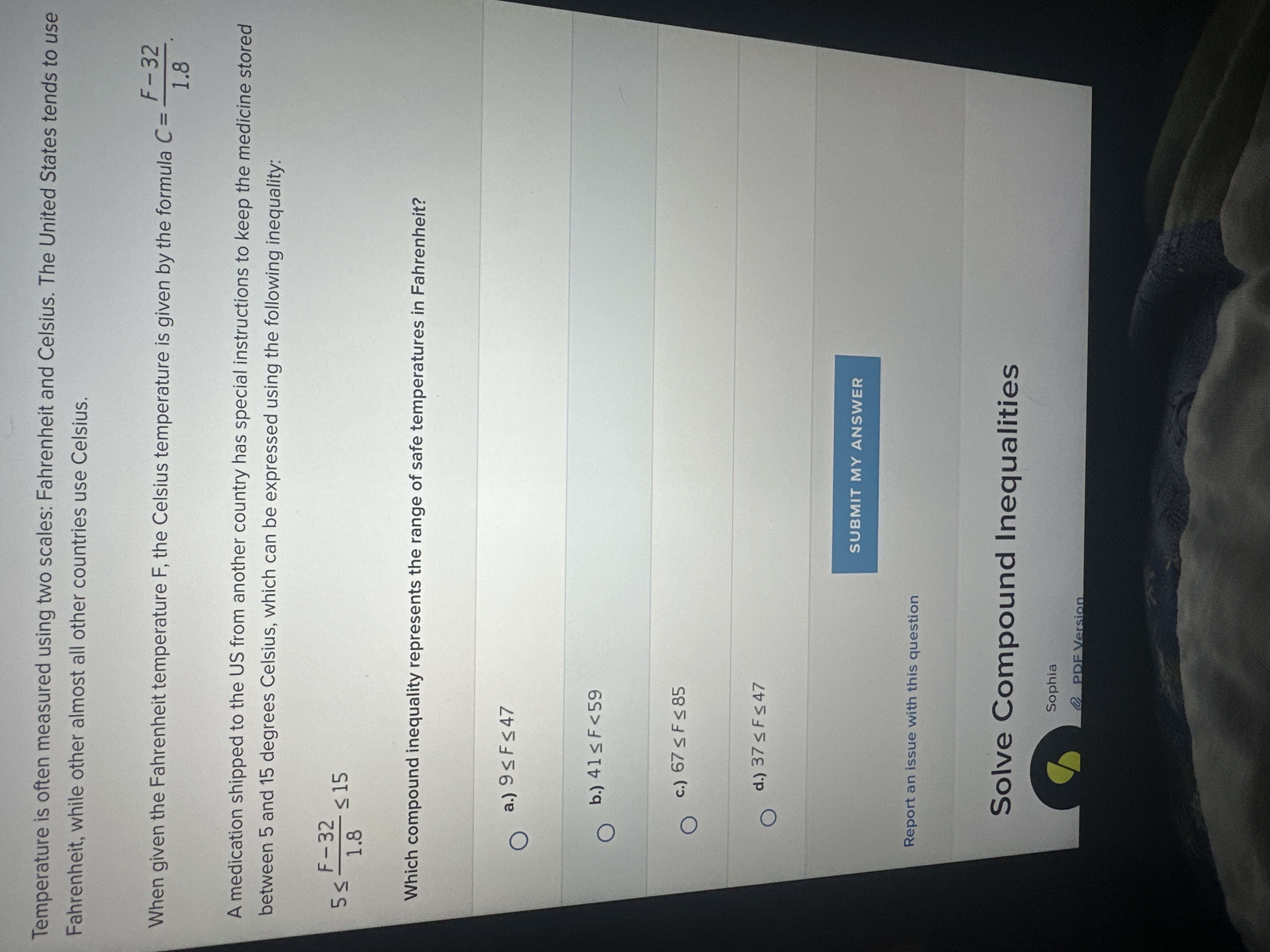 Solved Temperature is ﻿often measured using two scales: | Chegg.com