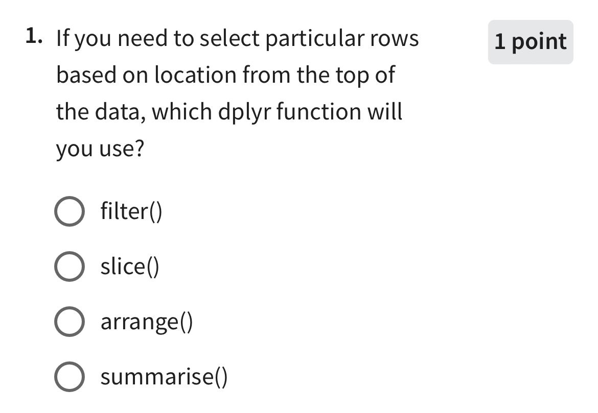Solved If you need to select particular rows1 ﻿pointbased on | Chegg.com