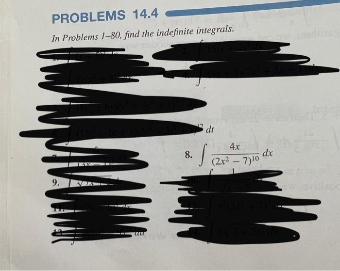 Solved In Problems 1-80, find the indefinite integrals. | Chegg.com