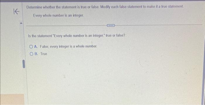 Solved Determine whether the statement is true or false. | Chegg.com