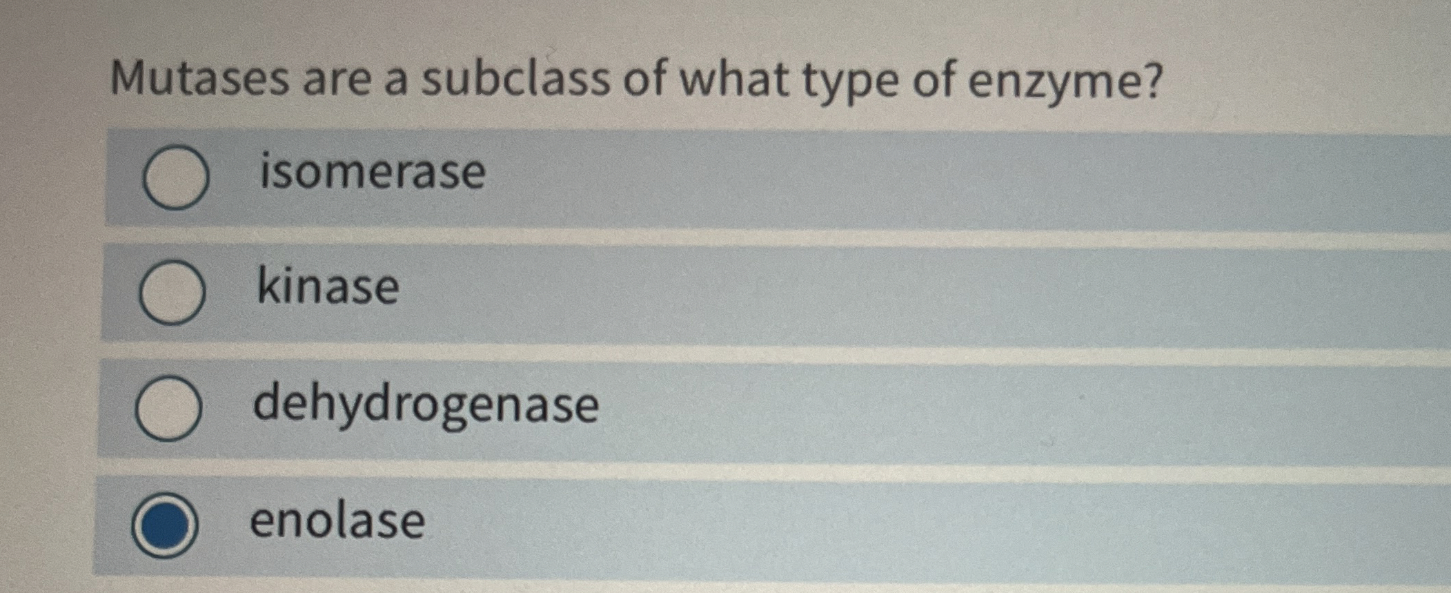 Solved Mutases are a subclass of what type of | Chegg.com