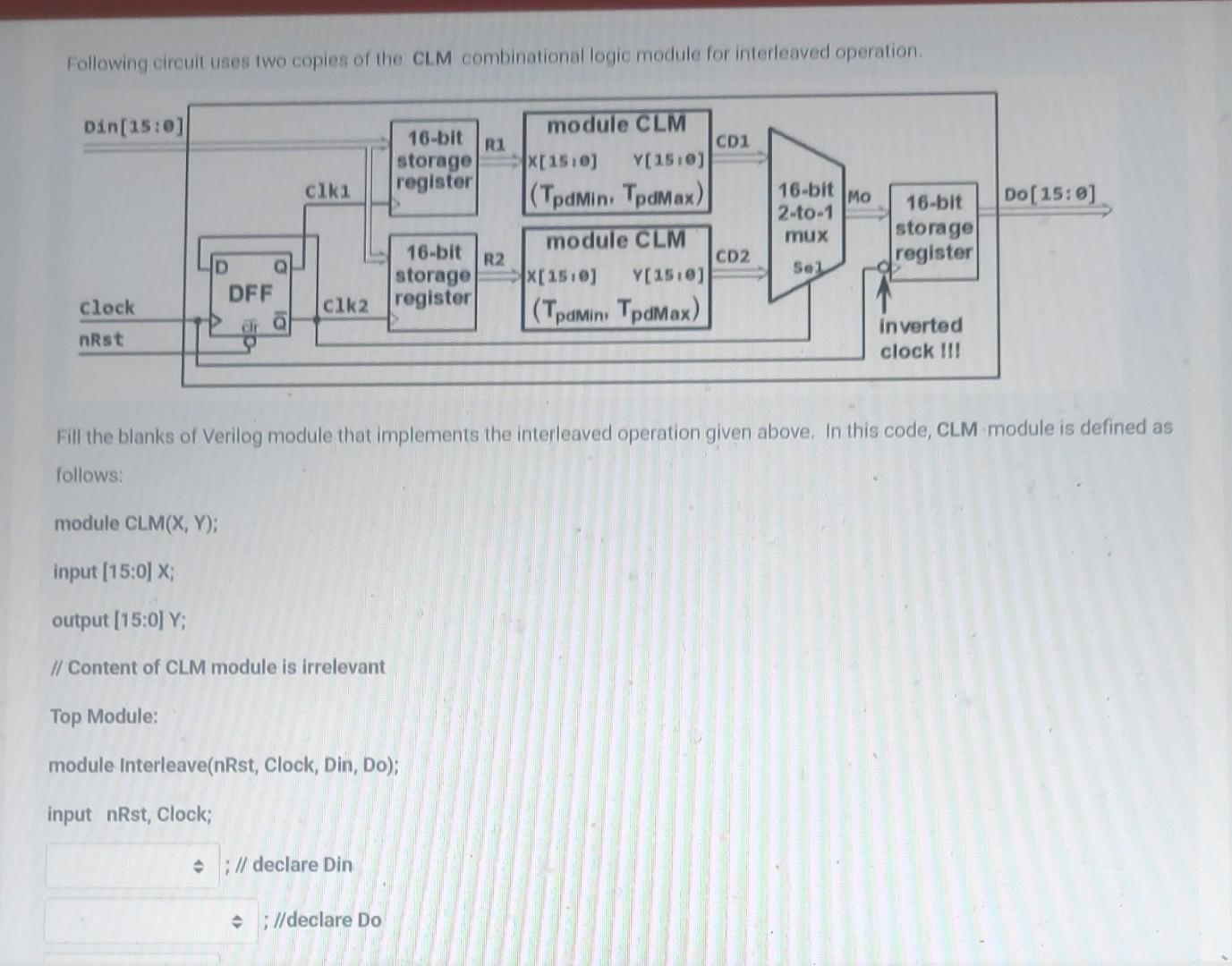 Following circuit uses Iwo copies of the CLM | Chegg.com