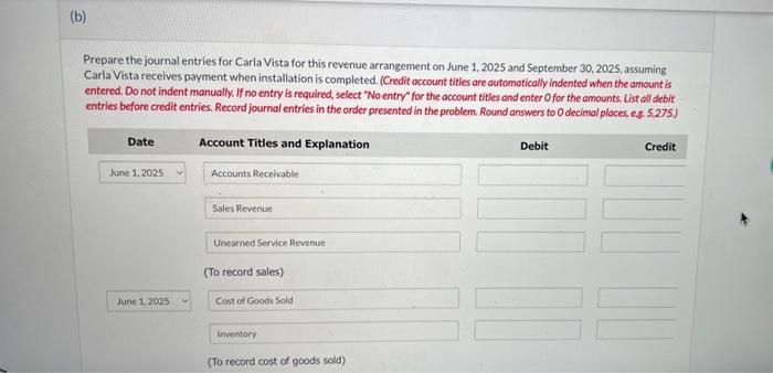 Solved Carla Vista Company manufactures products ranging | Chegg.com