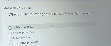 Solved Question 37 (1 ﻿point)Which of the following | Chegg.com