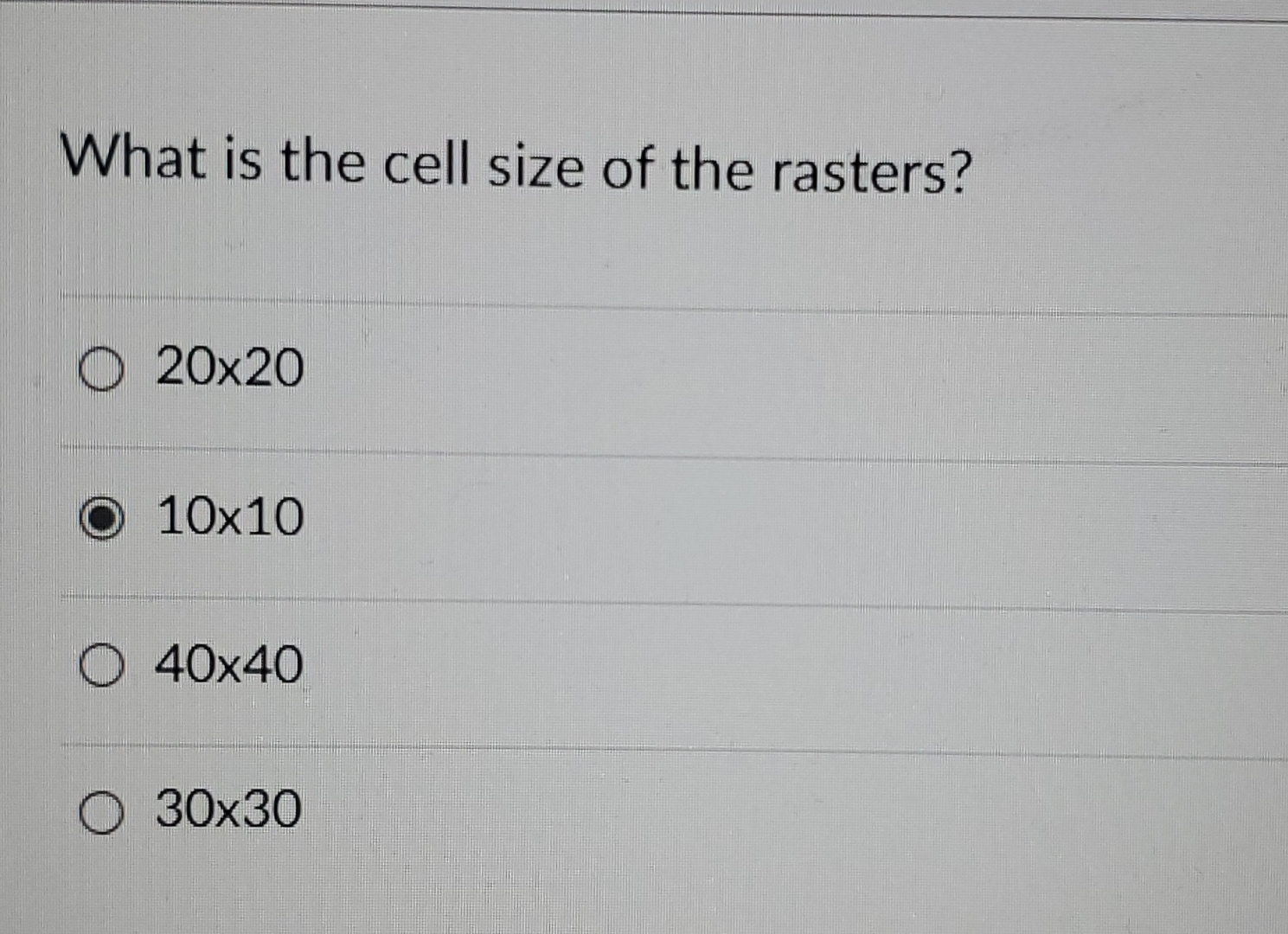 Solved What is the cell size of the | Chegg.com