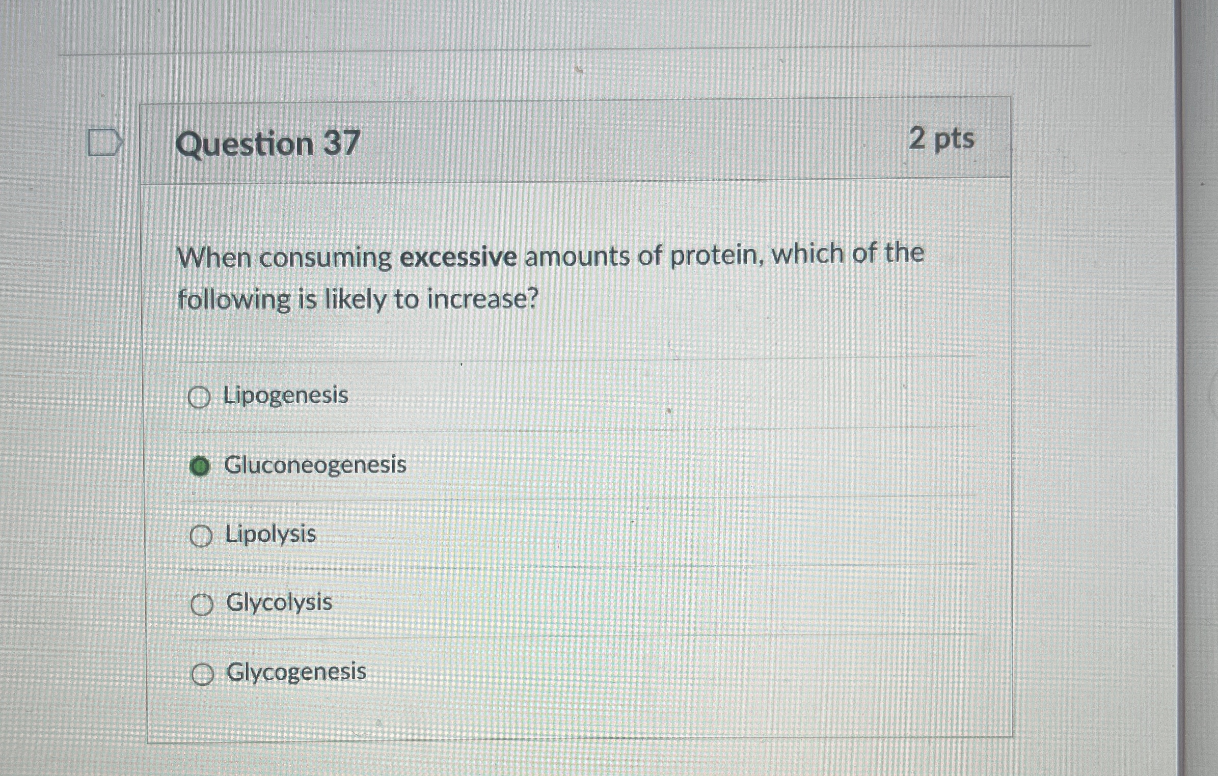 Solved Question 372 ﻿ptsWhen consuming excessive amounts of | Chegg.com