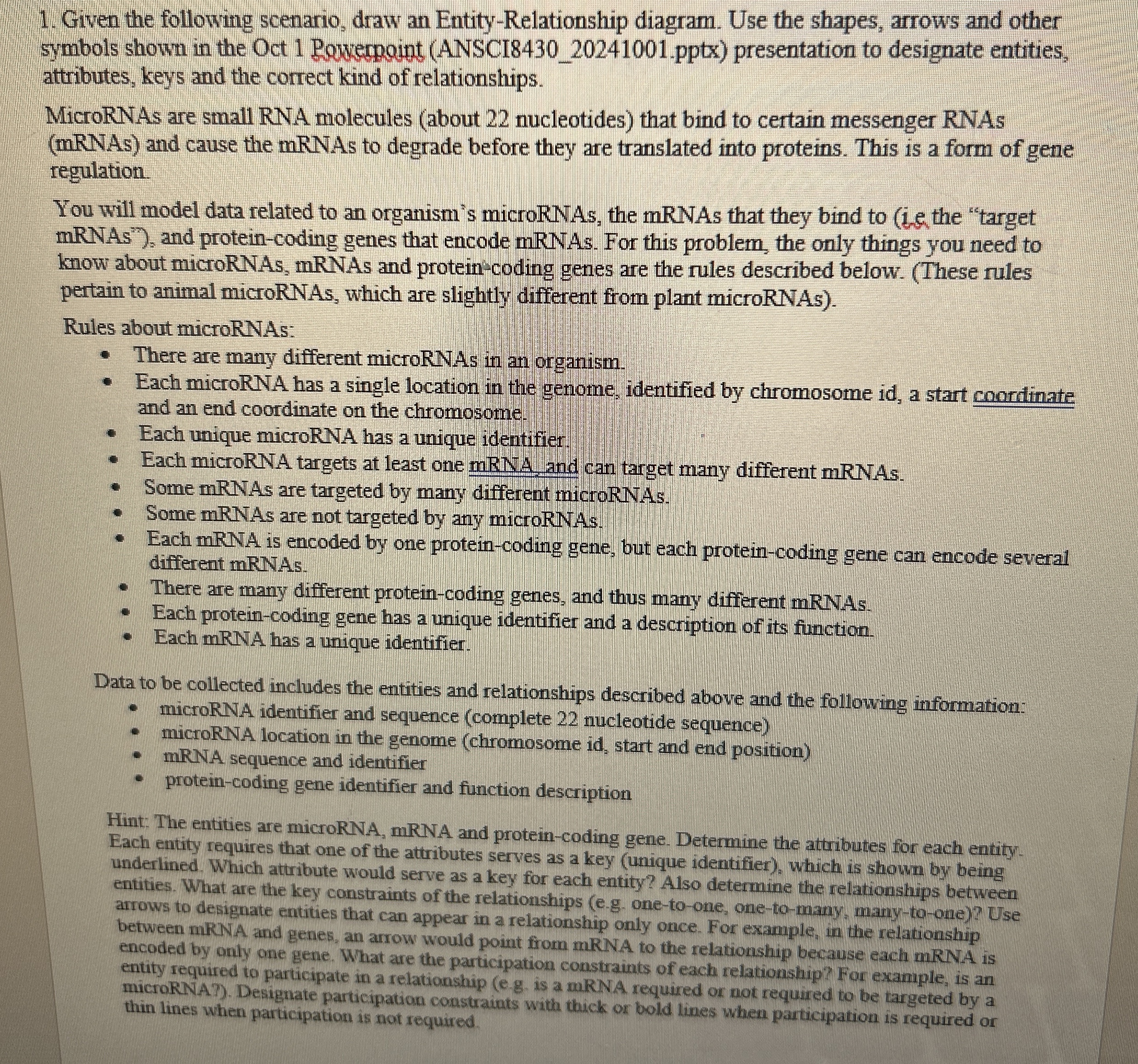 Solved Given the following scenario, draw an | Chegg.com