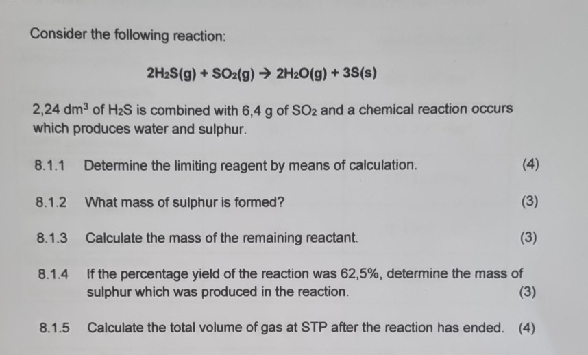 Solved Consider the following | Chegg.com