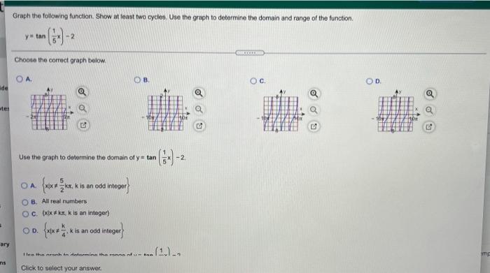 Solved Graph the following function. Show at toast two | Chegg.com