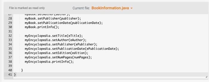 Solved Given main0 and a base Book class, define a derived | Chegg.com