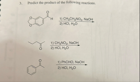 Solved Predict the product of the following | Chegg.com