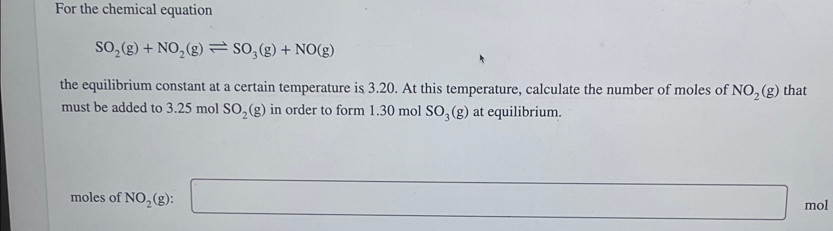 Solved For the chemical | Chegg.com