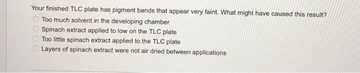 Solved For TLC plate on the right, use the metric ruler to | Chegg.com