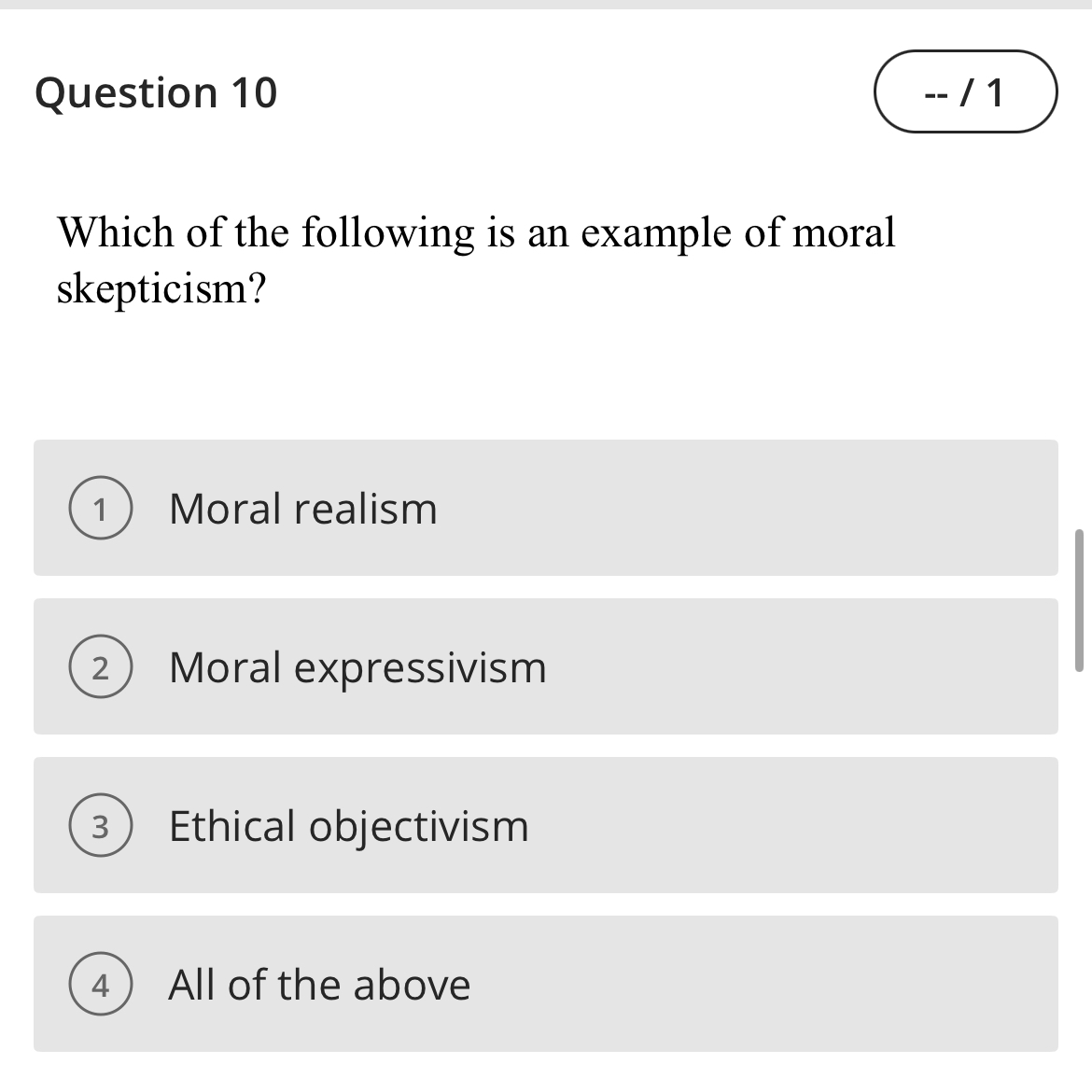 Solved Question 10Which of the following is an example of | Chegg.com