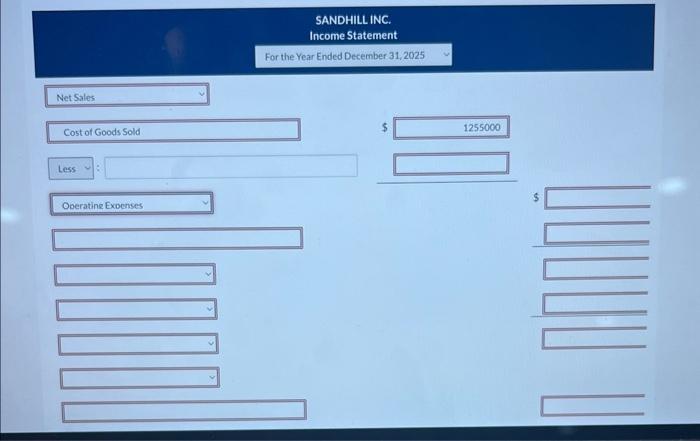 Solved In its income statement for the year ended December | Chegg.com