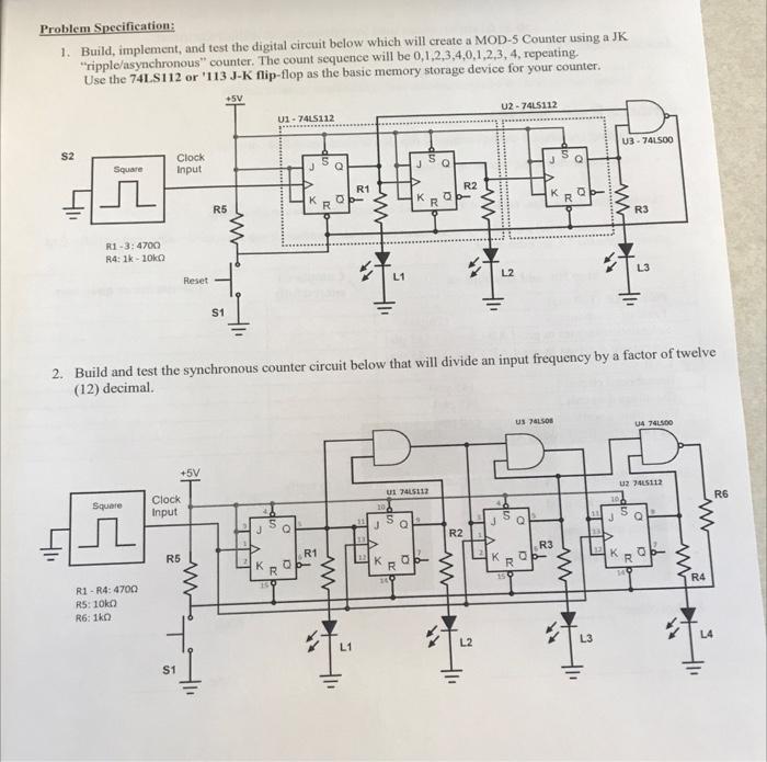 Solved Problem Specification: 1. Build, implement, and test | Chegg.com