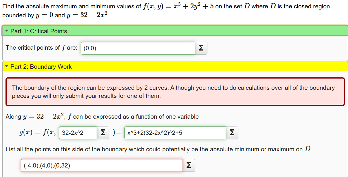 Solved List all the points on this side of the boundary | Chegg.com