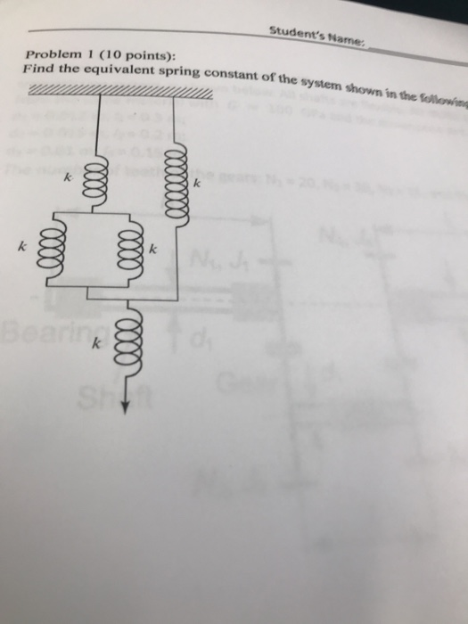 Solved Student's Name, Problem 1 (10 points): Find the | Chegg.com