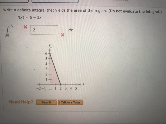 Solved Write a definite integral that yields the area of the | Chegg.com