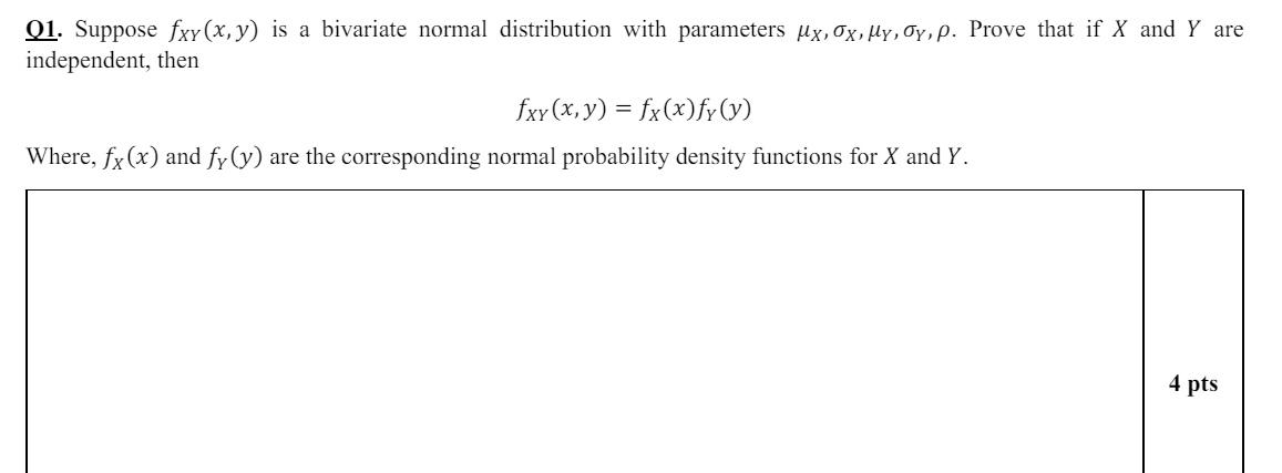 Solved I need it as soon as possible Q1. ﻿Suppose fxY(x,y) | Chegg.com