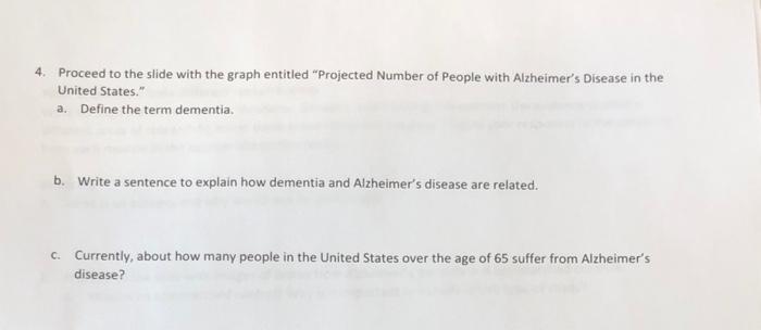 Solved 4. Proceed to the slide with the graph entitled | Chegg.com