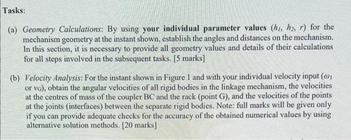 Solved Aim: To conduct a full kinematic analysis and | Chegg.com