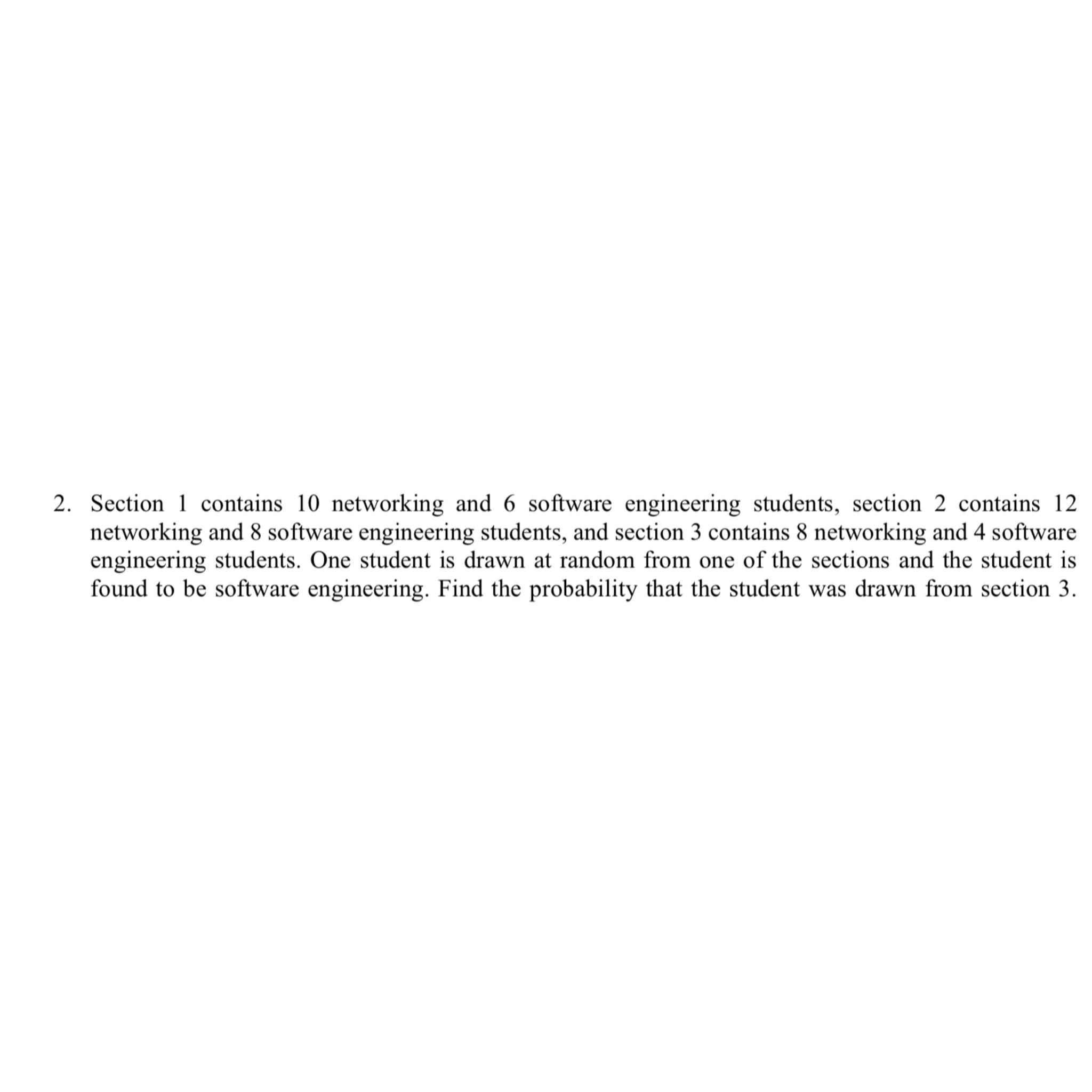 Solved Section 1 ﻿contains 10 ﻿networking And 6 ﻿software