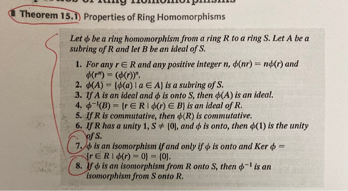 Solved VEILY LIUILIUIIIULIPIINILIN Theorem 15.1) Properties | Chegg.com