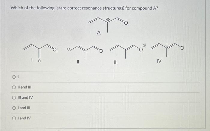 Solved Which of the following is/are correct resonance | Chegg.com