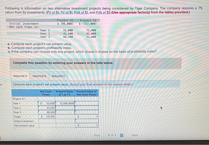 Solved Following is information on two alternative | Chegg.com