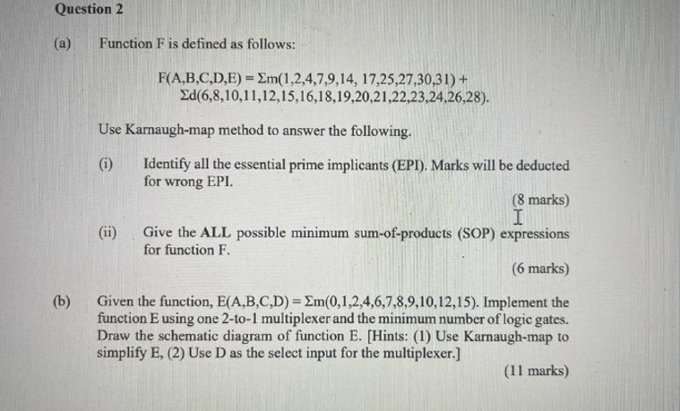 Solved Question 2(a) ﻿Function F ﻿is defined as | Chegg.com