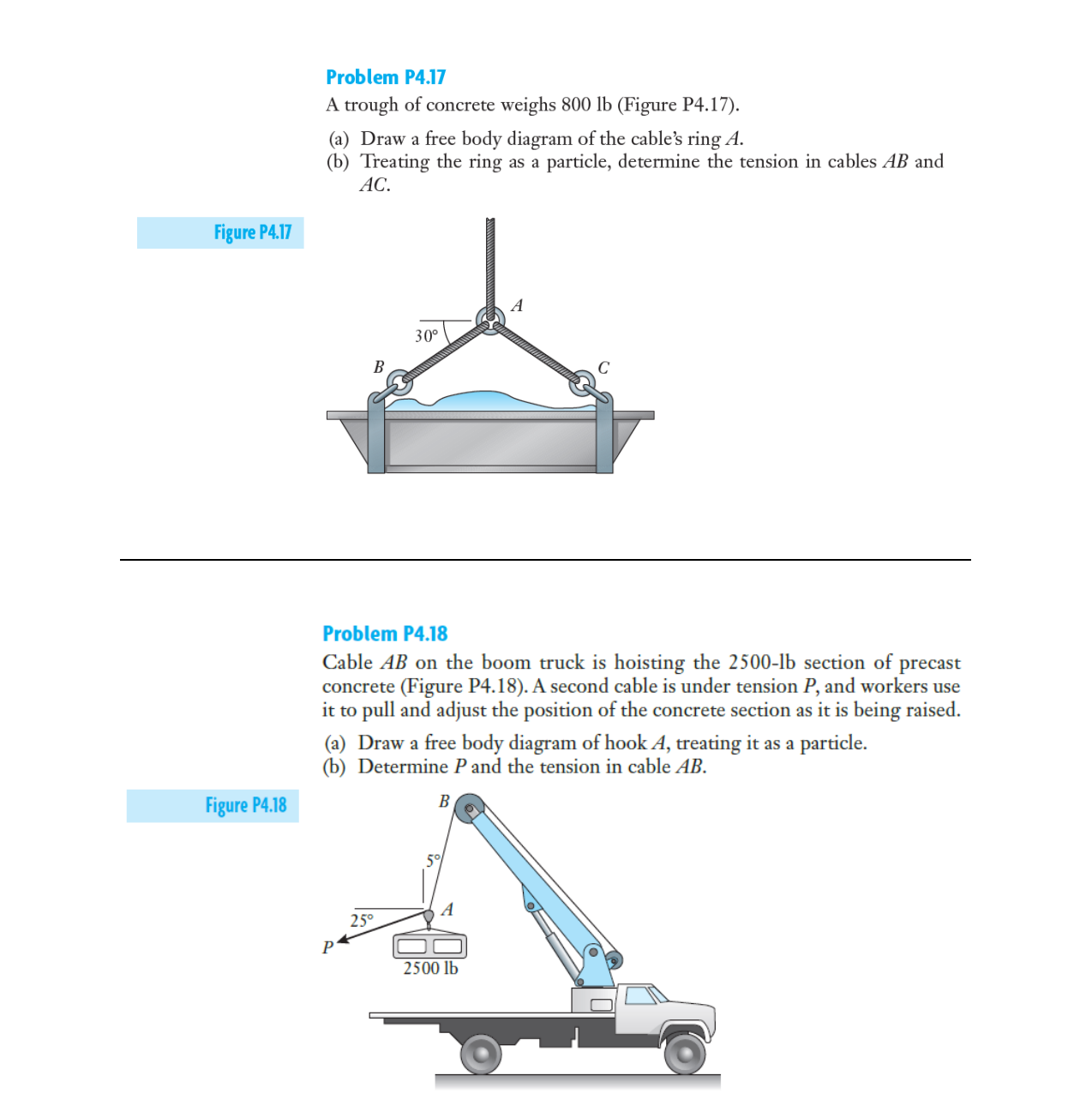 Solved Problem P4.5A hydraulic-lift truck carries a shipping | Chegg.com