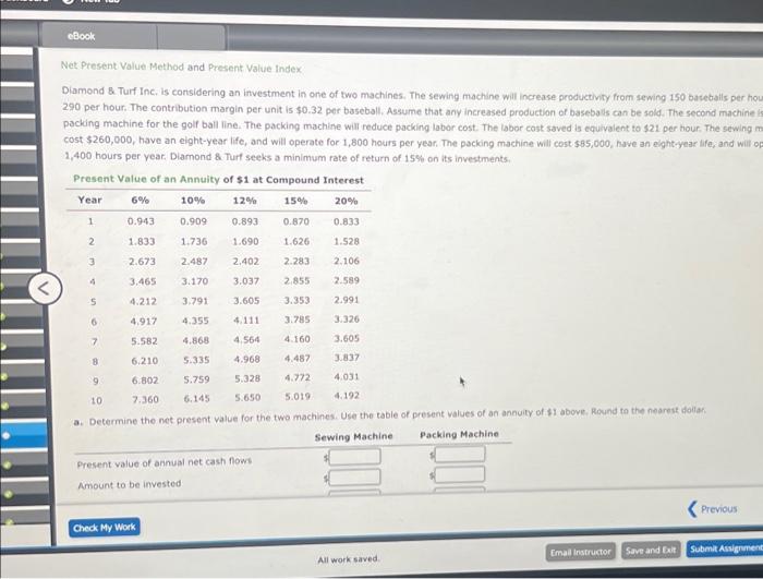 Solved Net Present Value Method and Present Value index | Chegg.com Solved Net Present Value Method and Present Value index | Chegg.com